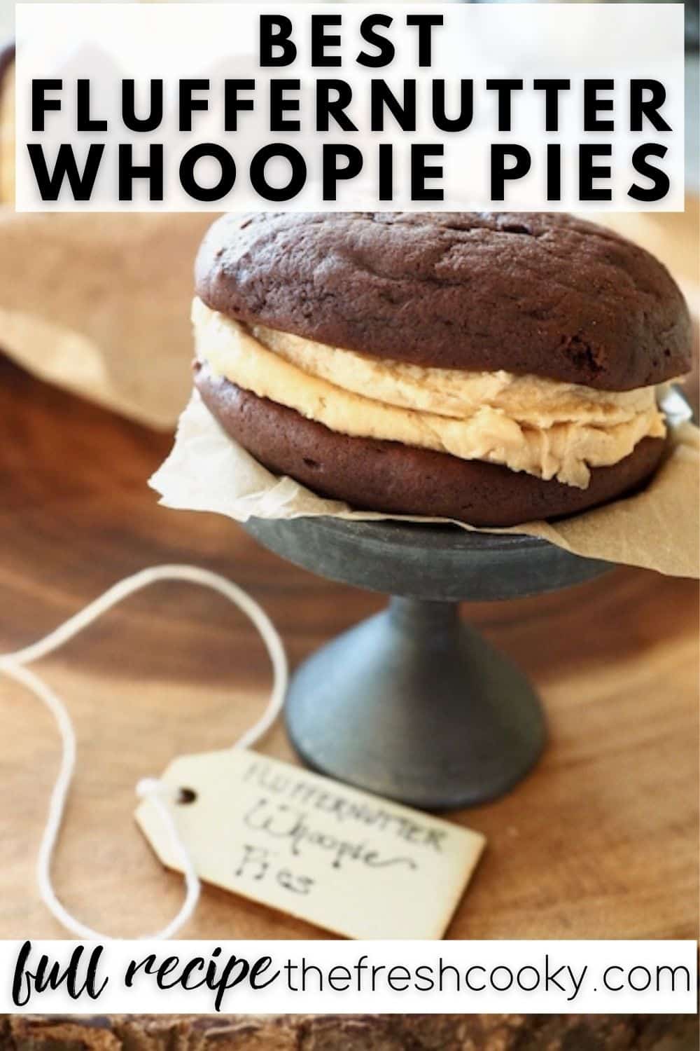 Classic Fluffernutter Whoopie Pie Recipe • The Fresh Cooky
