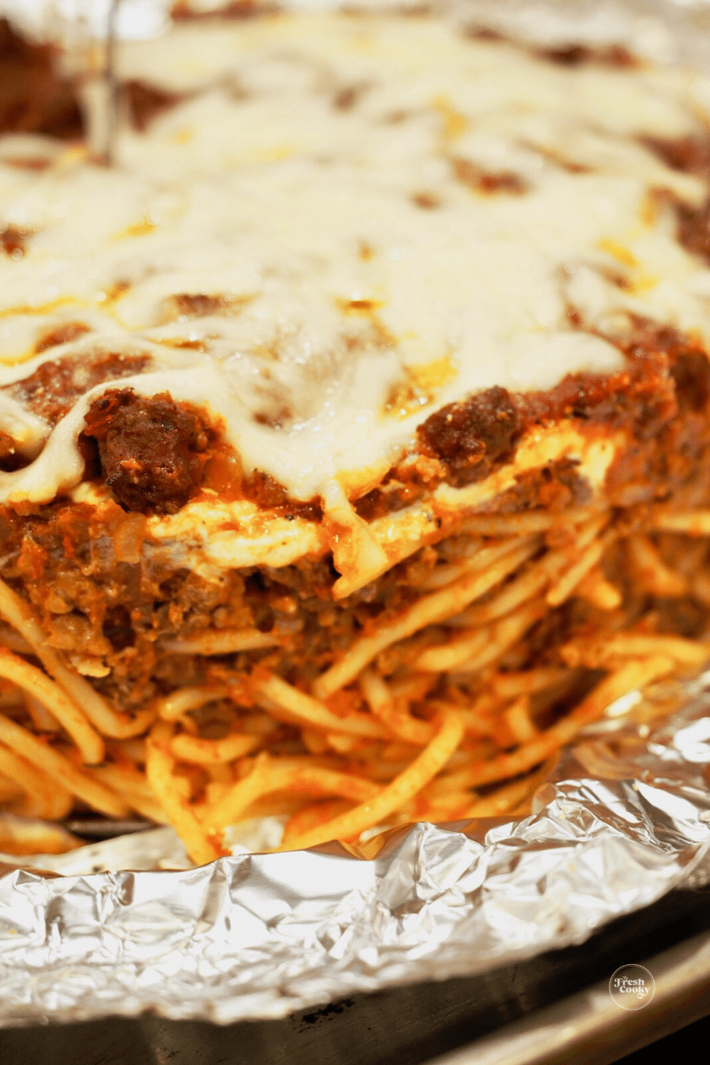 The Best Easy Baked Spaghetti Pie Recipe (The Best) • The Fresh Cooky