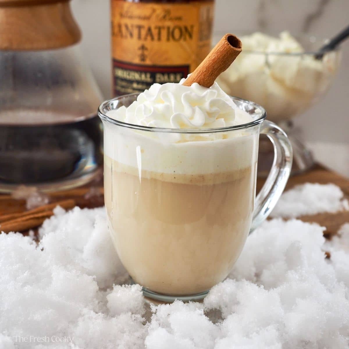 Hot Buttered Rum Recipe with Ice Cream• The Fresh Cooky