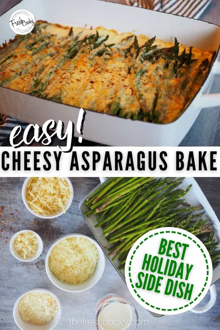 Best Cheesy Asparagus Bake {No Fail!} • The Fresh Cooky