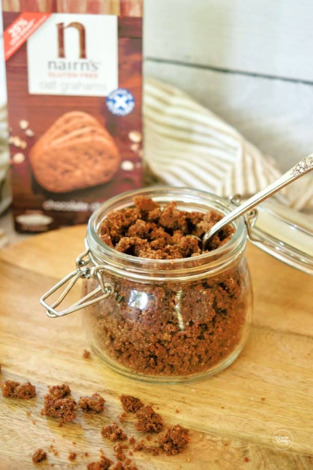 Best Graham Cracker Crumble Topping (+ Crust) • The Fresh Cooky