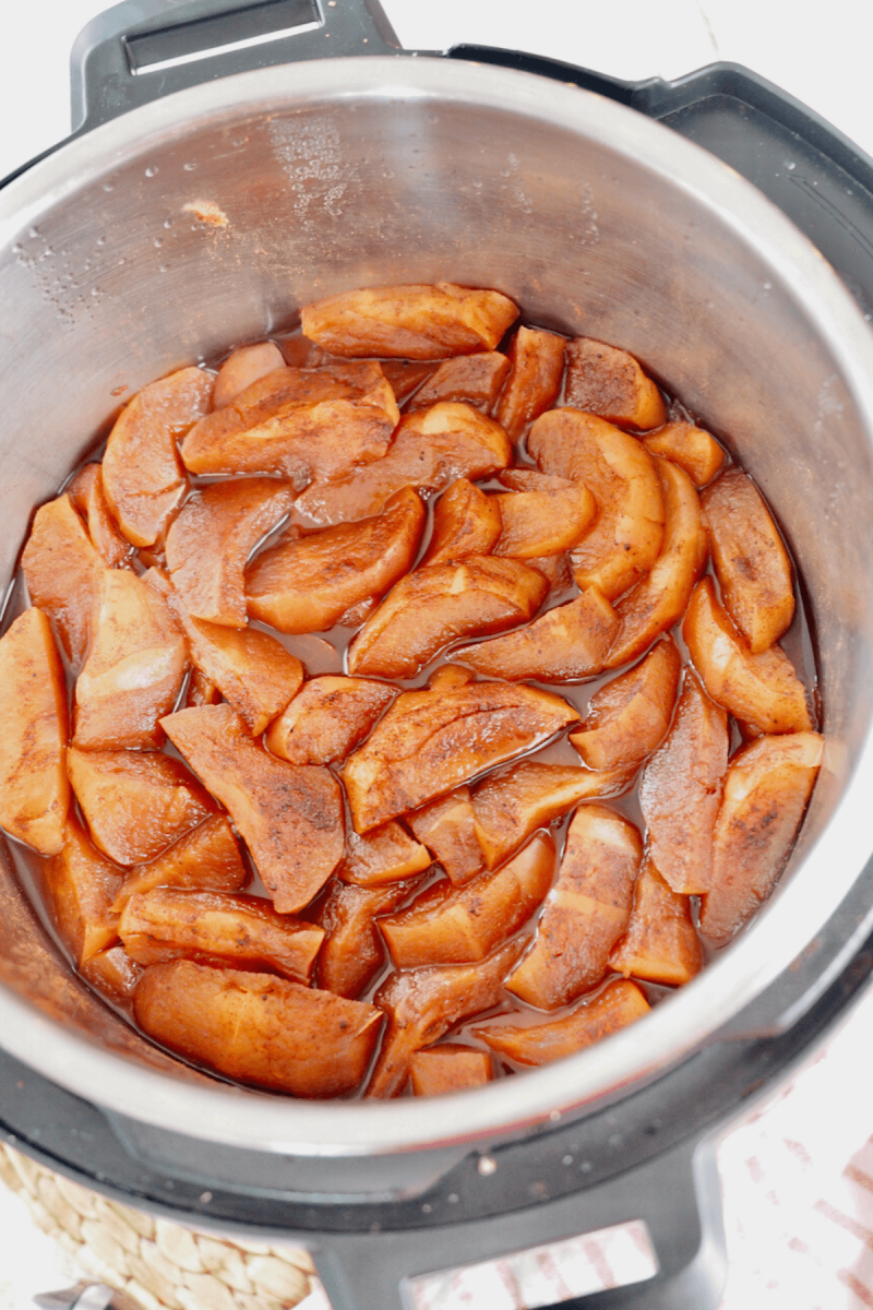 Easy Instant Pot Apple Butter Recipe {Low Sugar} • The Fresh Cooky