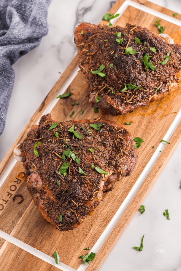 Easy Juicy Air Fryer Turkey Thighs Recipe • The Fresh Cooky