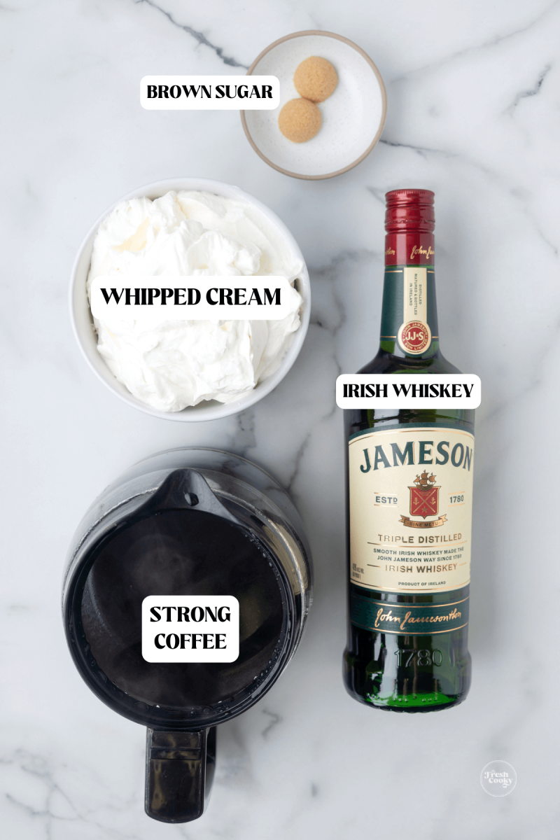 How to Make Irish Coffee Drink Recipe • The Fresh Cooky