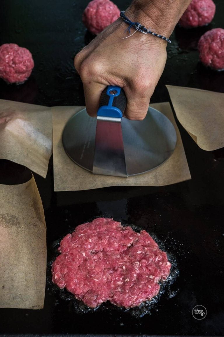 Smash Burger Recipe (Blackstone) • The Fresh Cooky