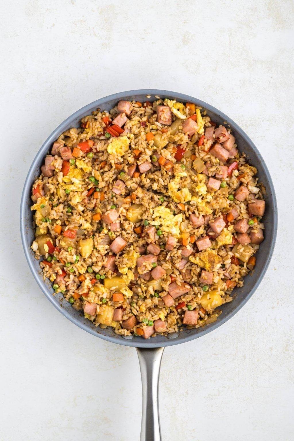 Easy Hawaiian Fried Rice Recipe (Ham and Pineapple) • The Fresh Cooky