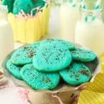 Easy Easter Egg Sugar Cookies Recipe (Robins Egg) • The Fresh Cooky