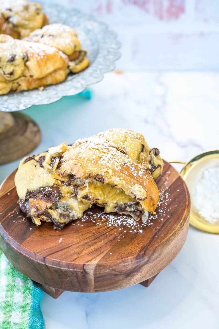 TikTok Cookie Croissant Recipe (Crookies) • The Fresh Cooky