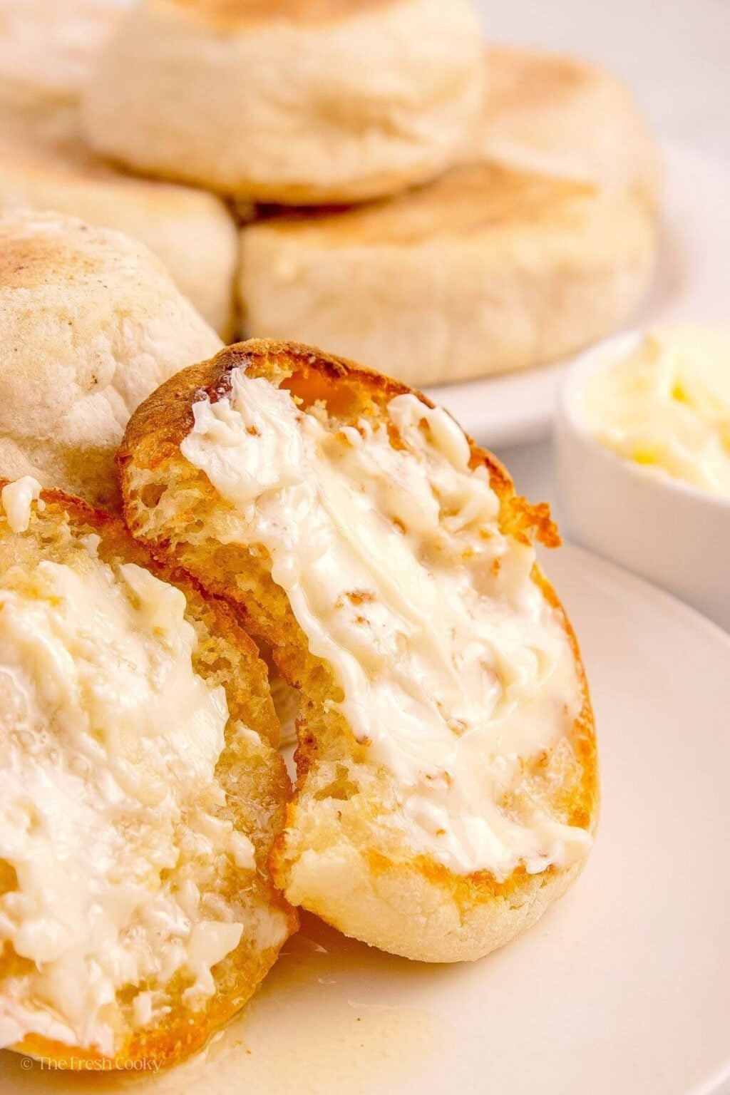 Sourdough Discard English Muffin Recipe • The Fresh Cooky