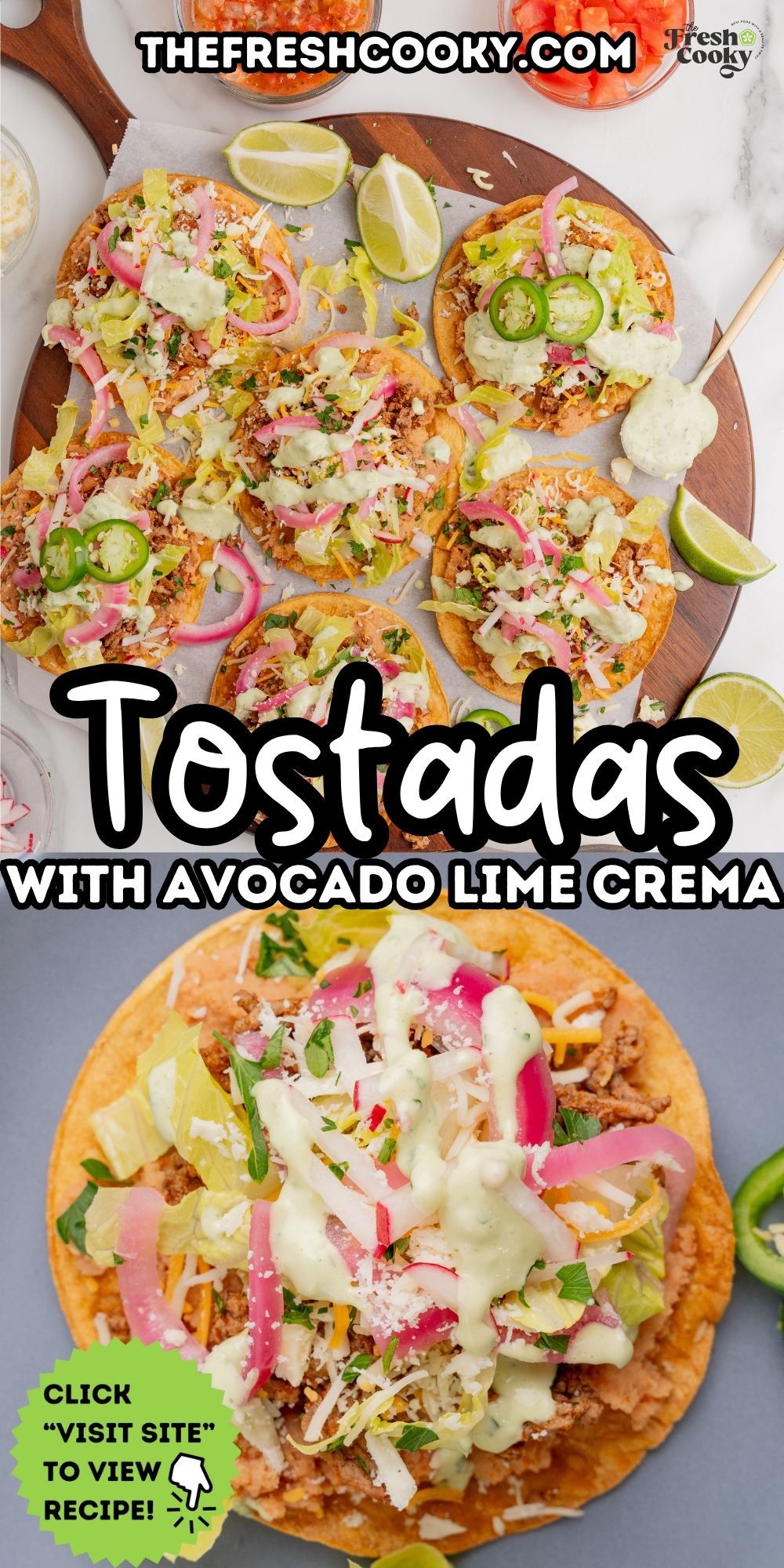 Homemade Tostadas Recipe • The Fresh Cooky