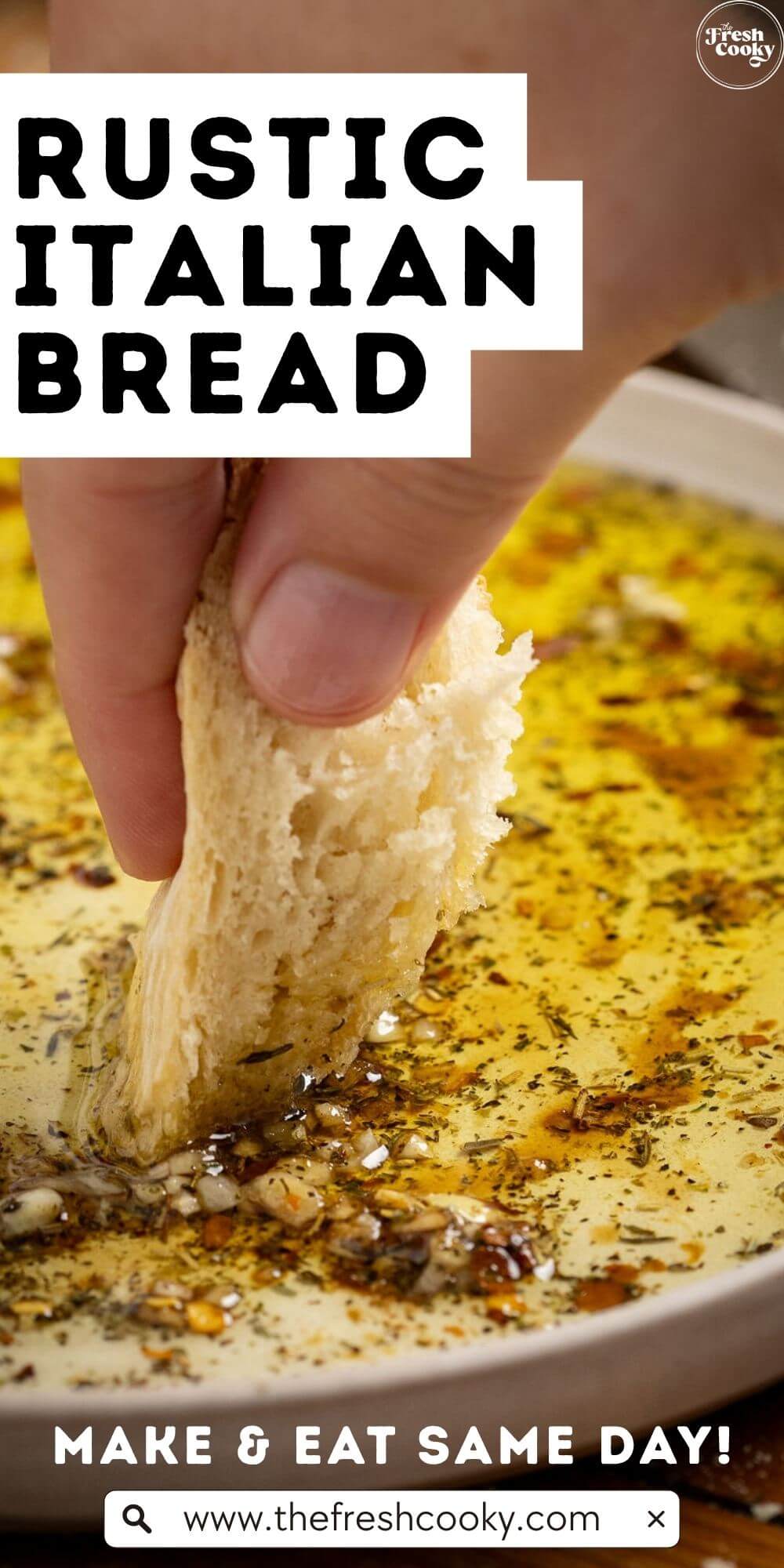 BEST Italian Bread Recipe • The Fresh Cooky