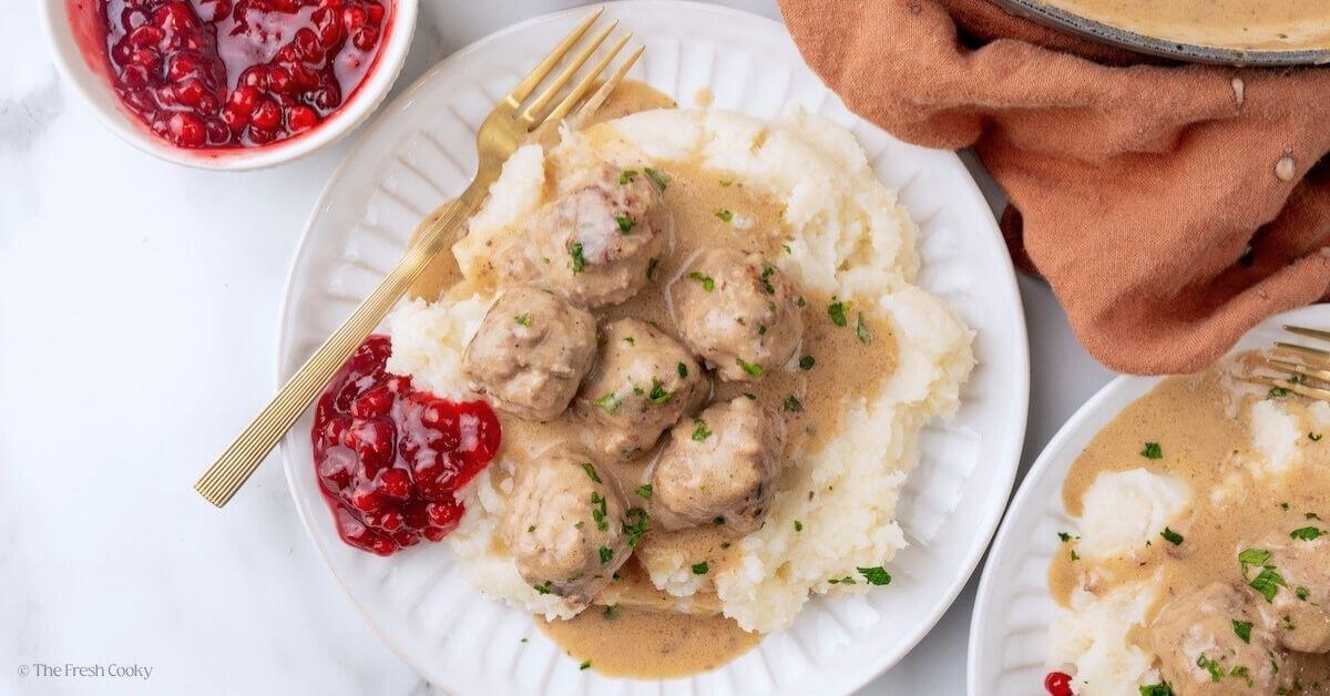 Classic Swedish Meatballs (Better than IKEA!) • The Fresh Cooky